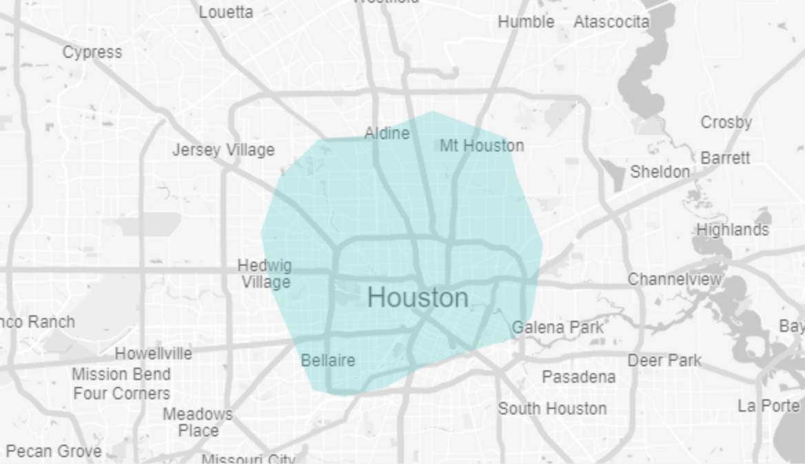 Map Inner Loop Houston Tx Sheppard St Inside