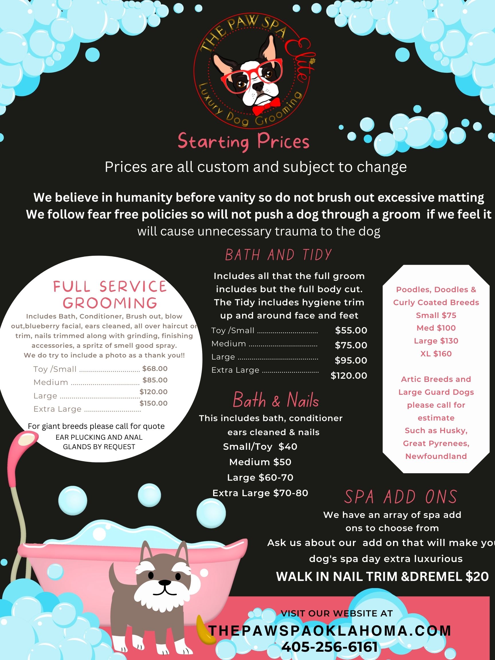 Online booking - The Paw Spa Elite